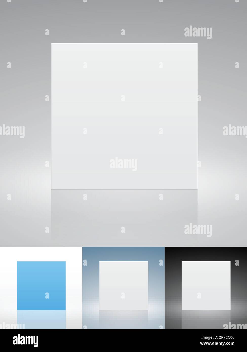 Simple template for card presentation. Vector Illustration Stock Vector ...