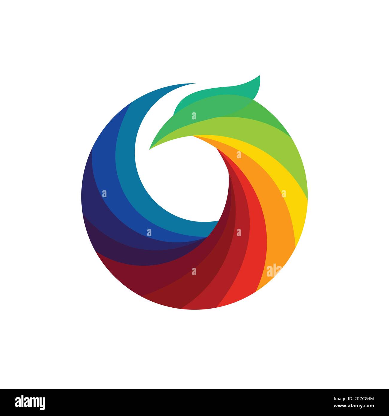 Colorful eagle logo design fly, freedom, modern, rainbow, bird and ...