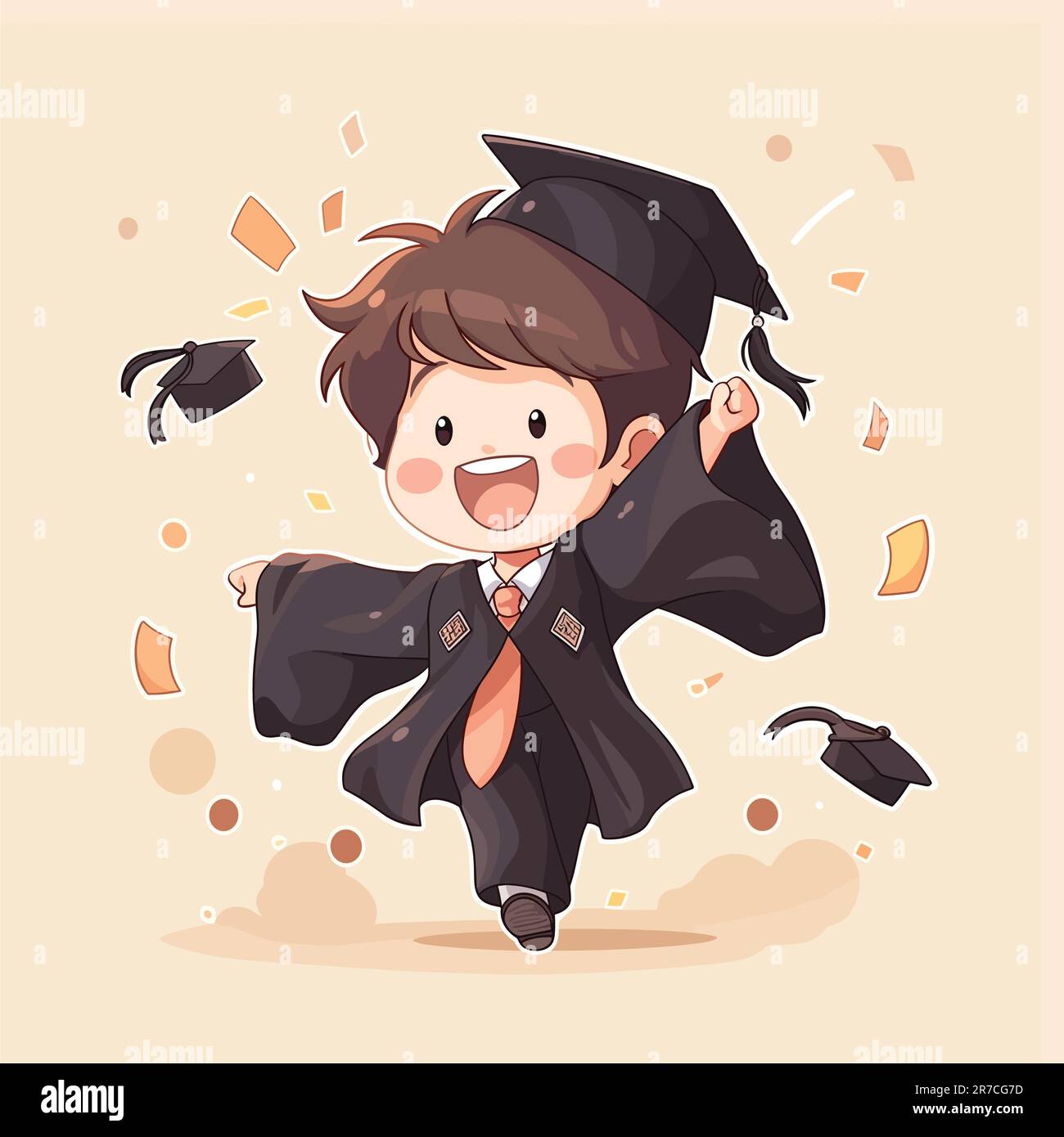Stepping into the Future: Vector Art Commemorating the Graduation of ...
