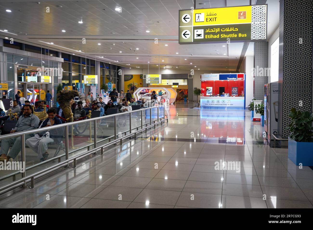 ABU DHABI, UAE - CIRCA JANUARY, 2020: Travelex in Abu Dhabi ...