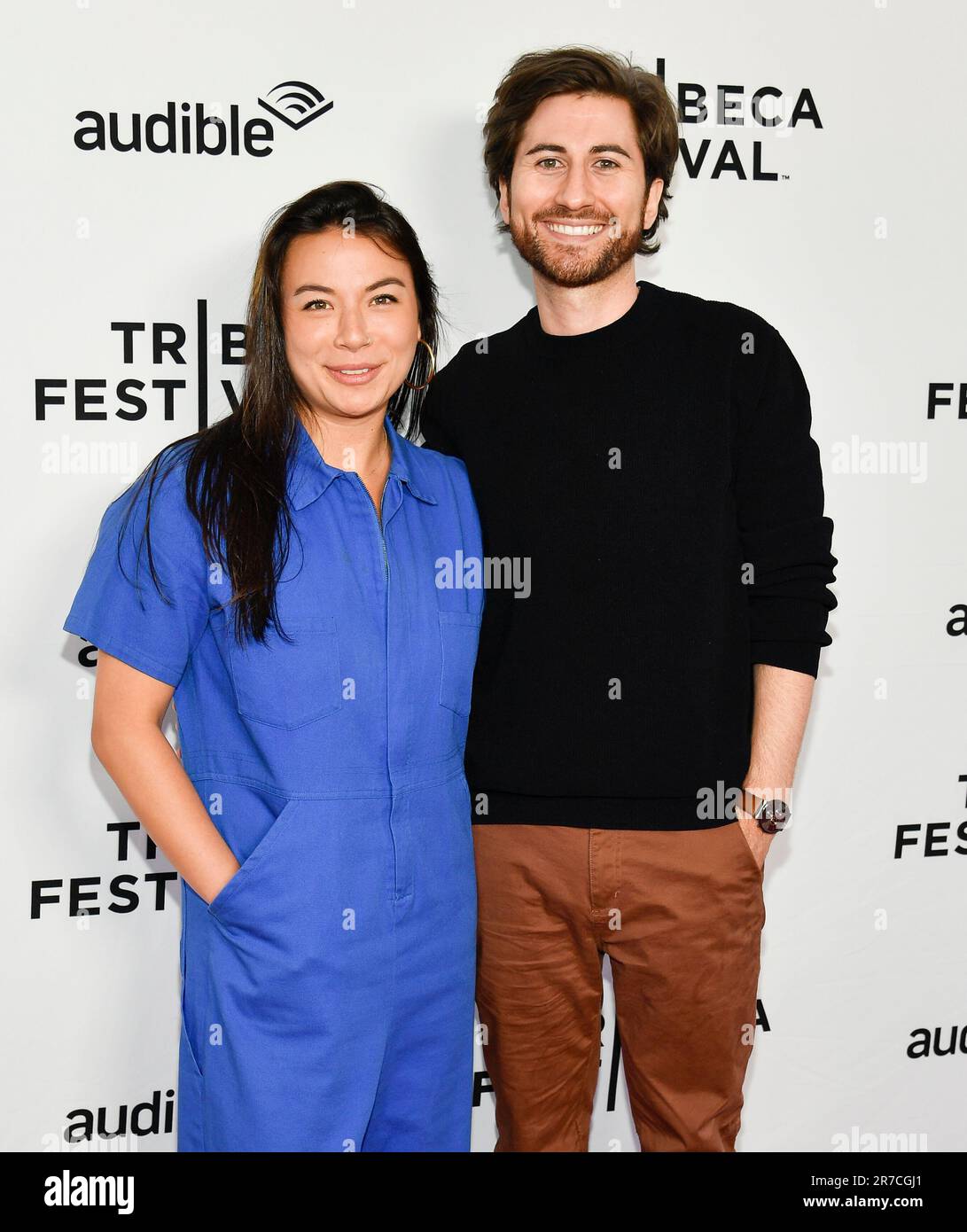Anna Martin, left, and Davy Gardner attend the Modern Love Live with ...