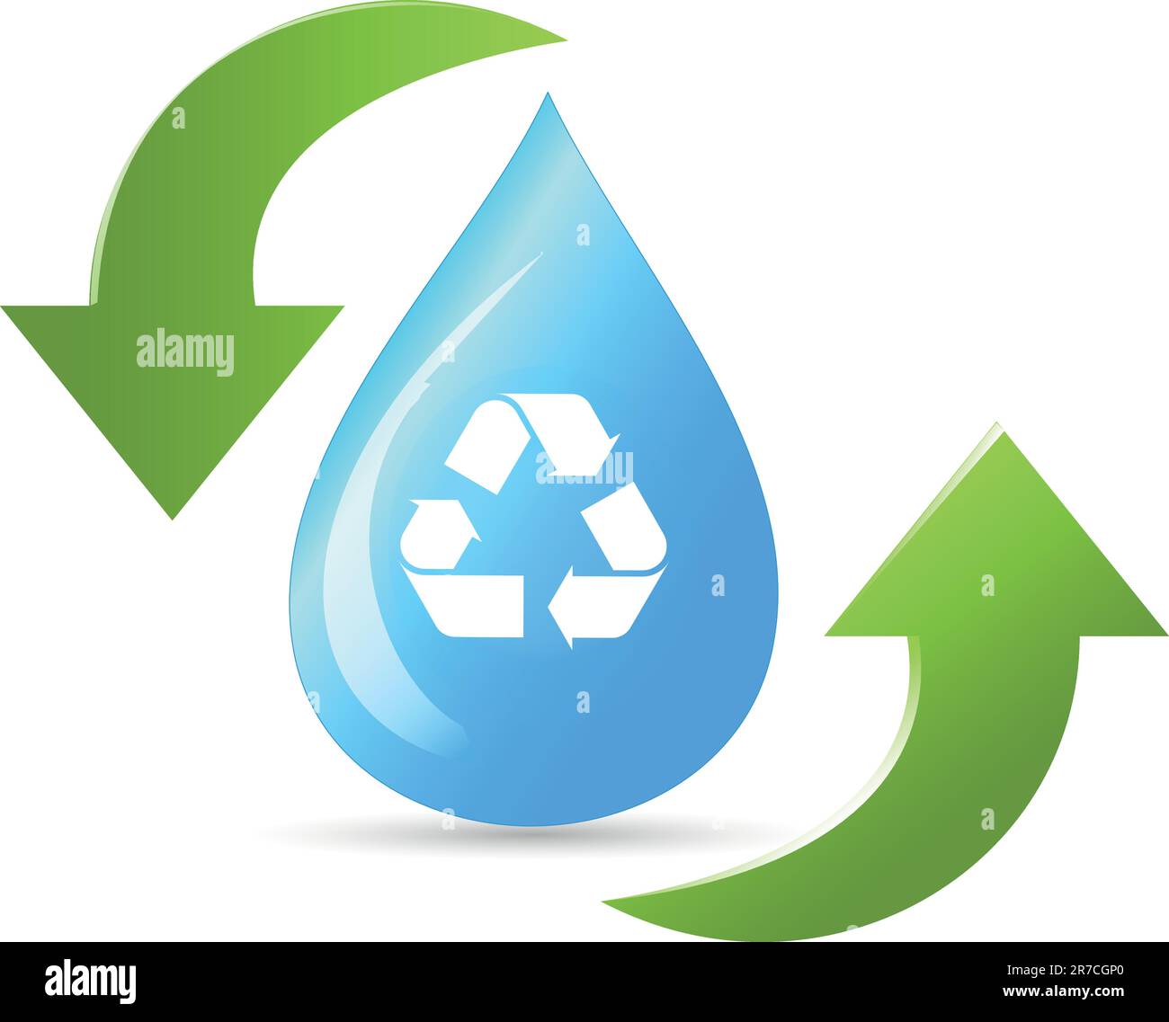 Recycle symbol recycle logo Stock Vector Images - Alamy