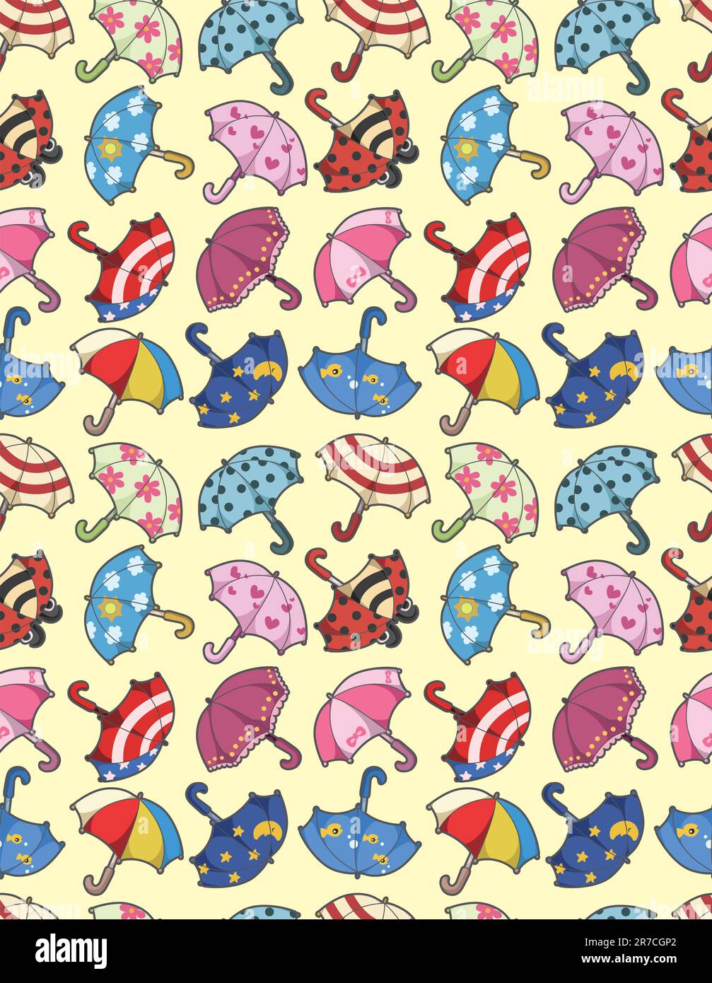 Umbrella pattern hi-res stock photography and images - Alamy