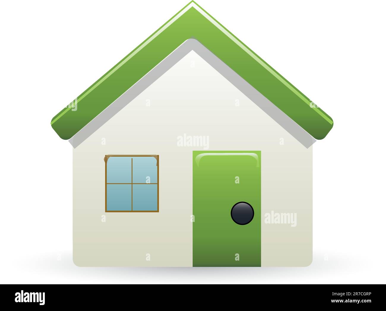 Illustrated house icon Stock Vector Image & Art - Alamy