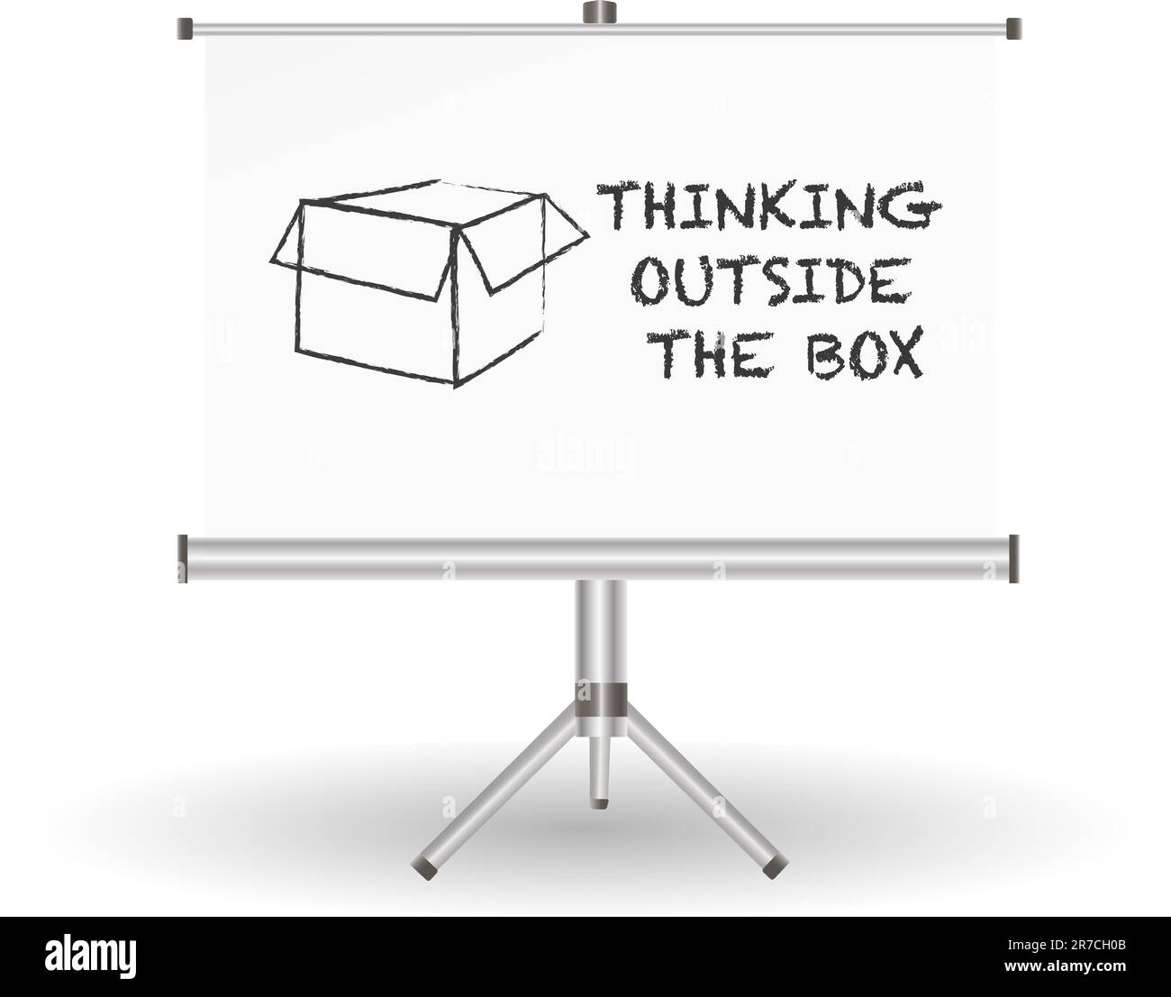 Strategy thinking white Stock Vector Images - Alamy