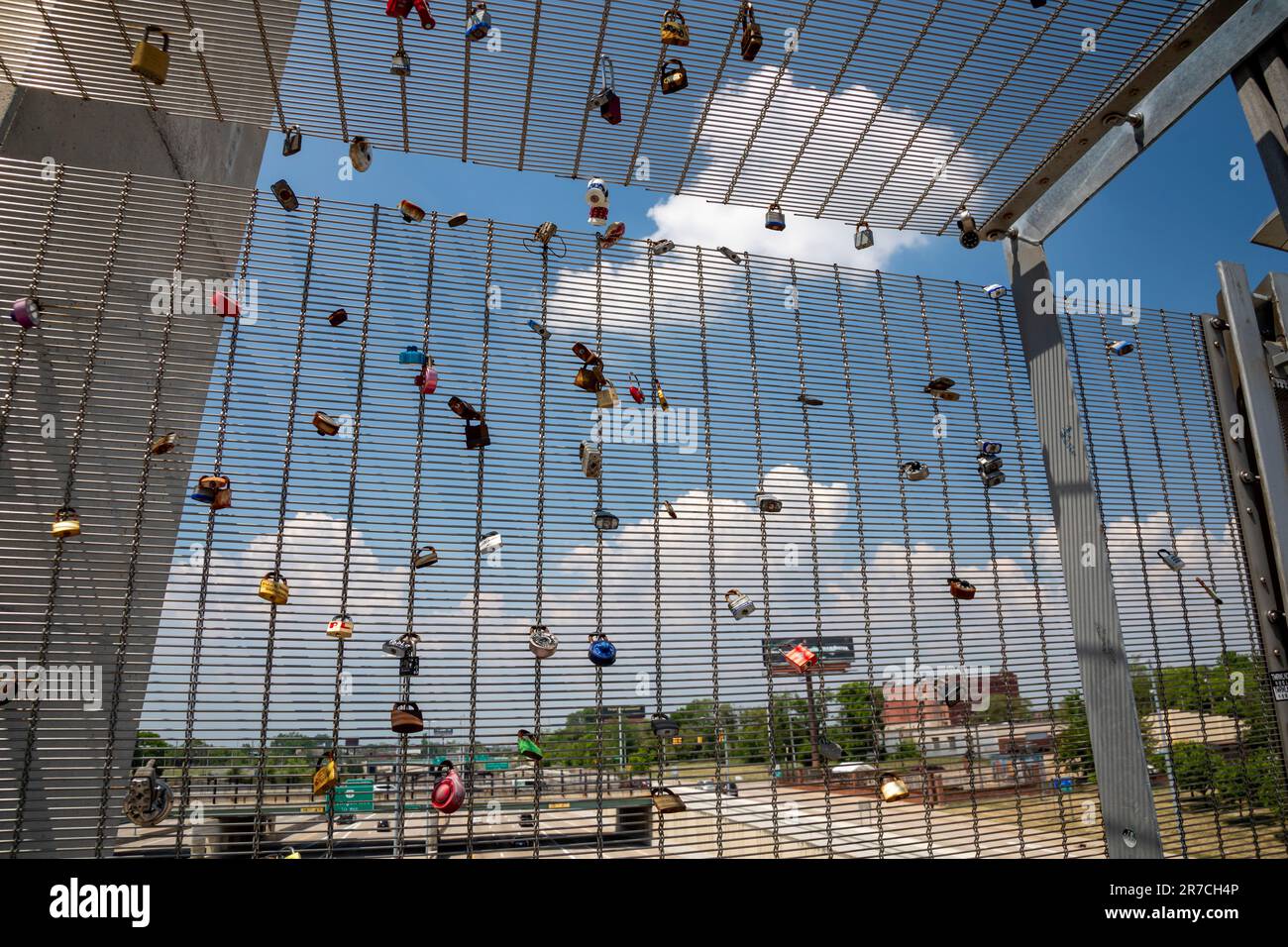 Bagley pedestrian bridge hi-res stock photography and images - Alamy