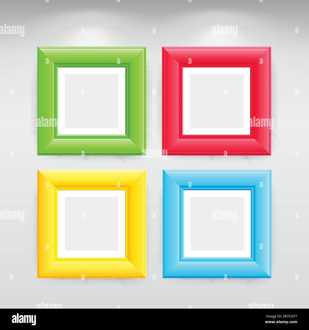 Colorful wall decoration on Stock Vector Images - Alamy