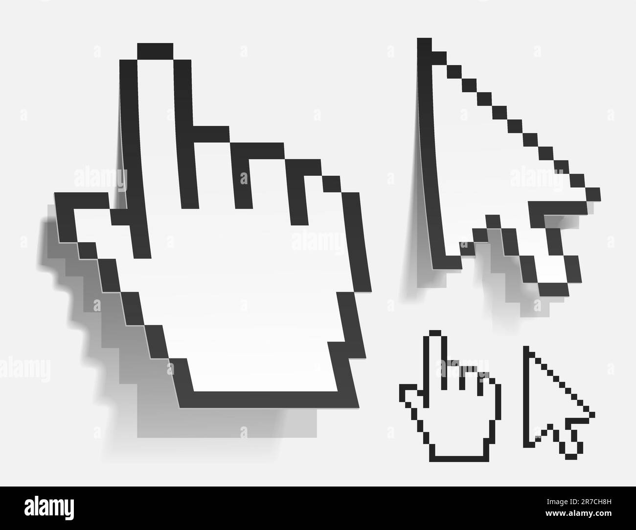 realistic vector cursor Stock Vector Image & Art - Alamy