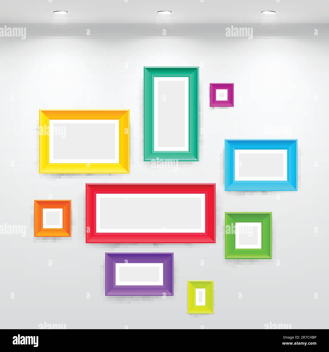 Light installation art installation art Stock Vector Images - Alamy