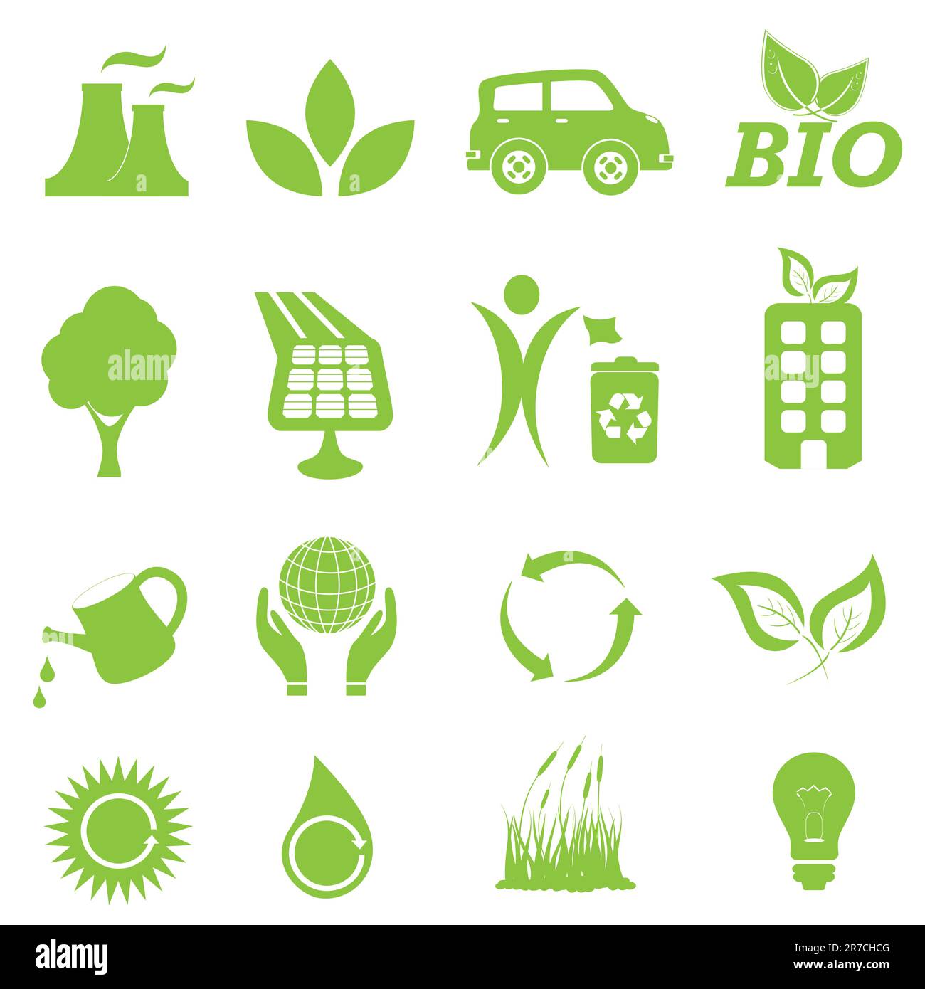 Ecology and clean environment icon set Stock Vector Image & Art - Alamy