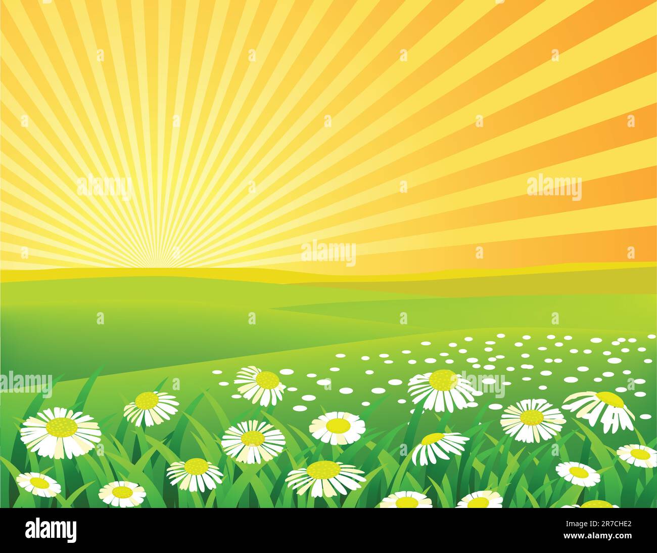 Nature greenery view Stock Vector Images - Alamy