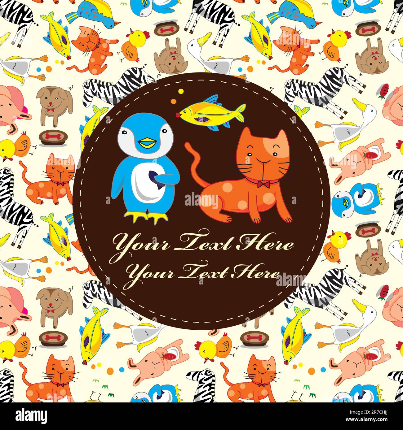 Animal and mate Stock Vector Images - Alamy