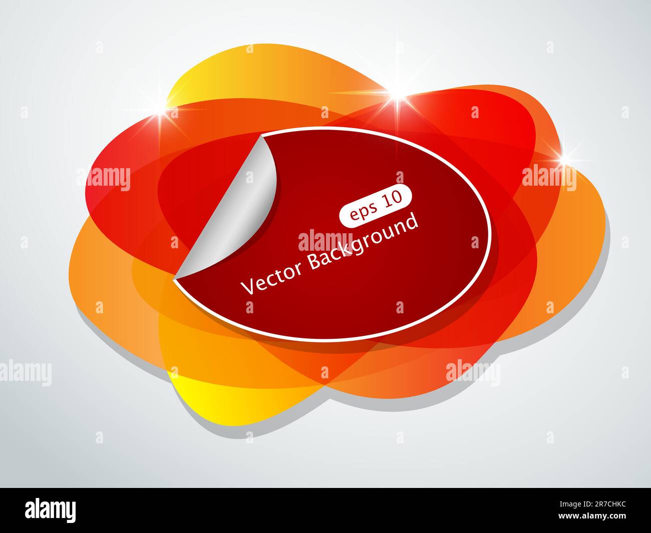 Red sticker Stock Vector Images - Alamy