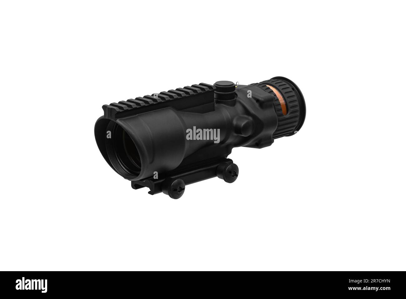 Modern optical collimator sight. Aiming device for shooting at short ...