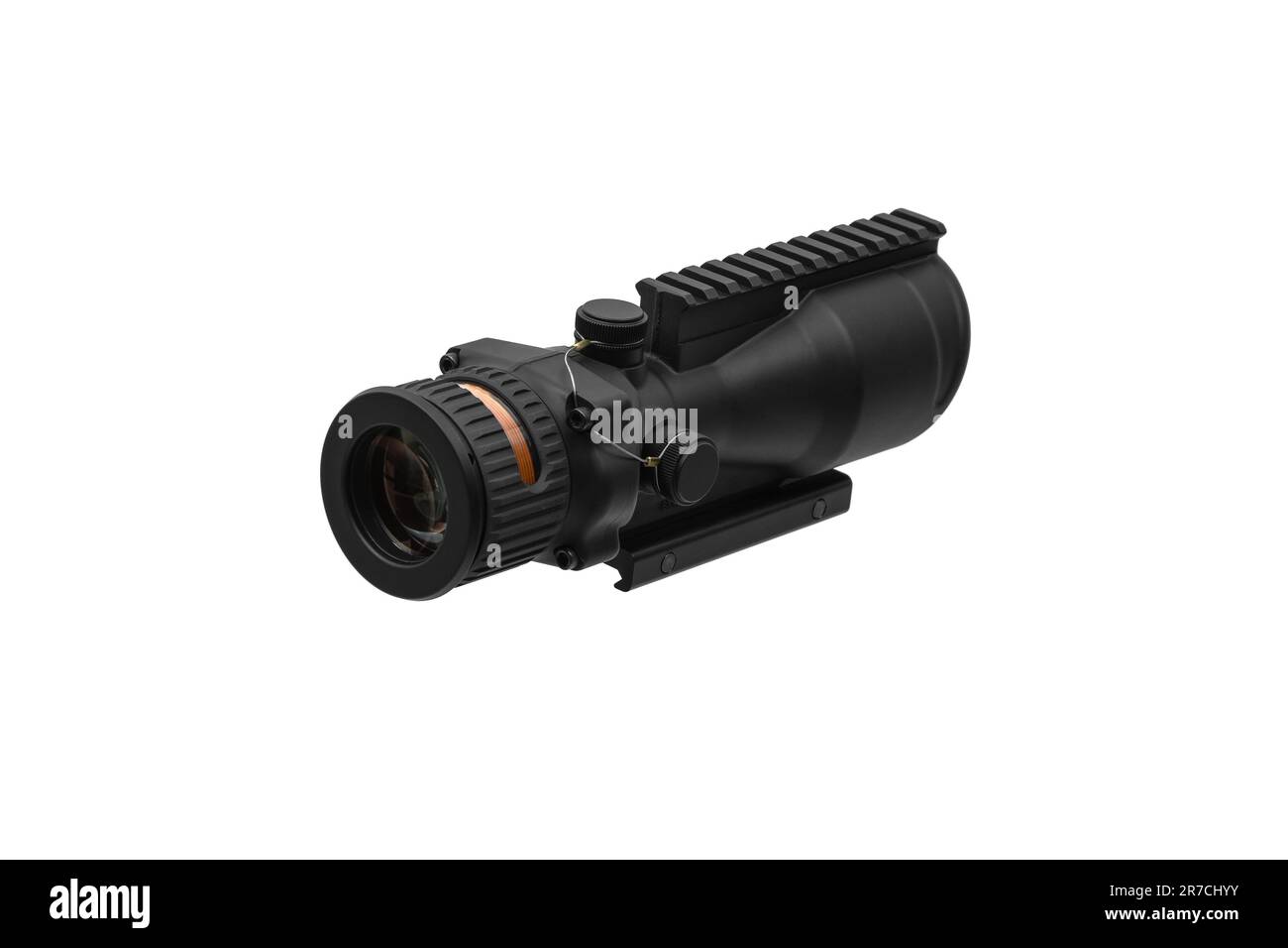 Modern optical collimator sight. Aiming device for shooting at short ...