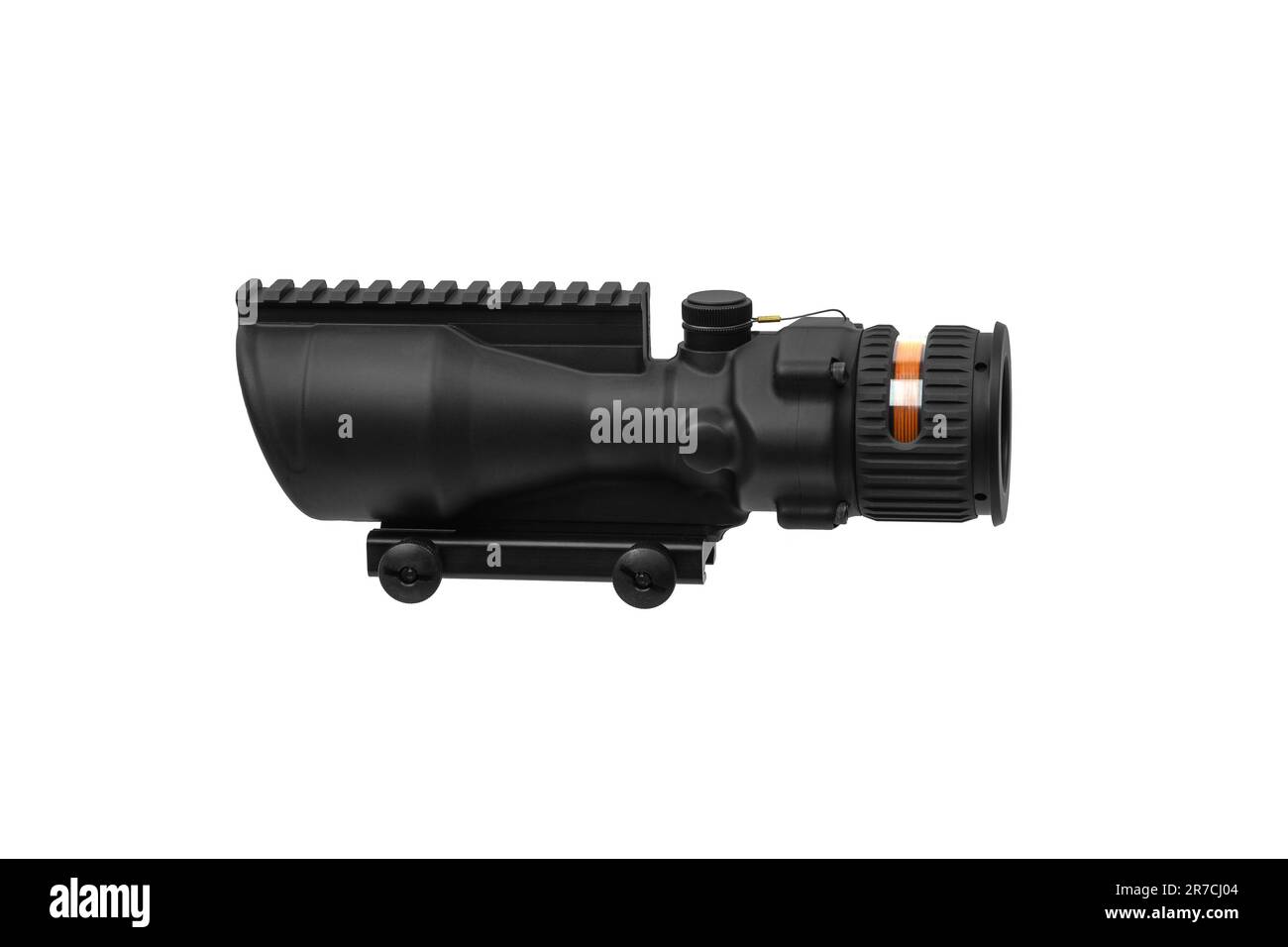 Modern optical collimator sight. Aiming device for shooting at short ...