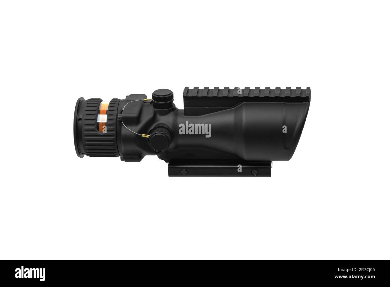 Modern optical collimator sight. Aiming device for shooting at short ...