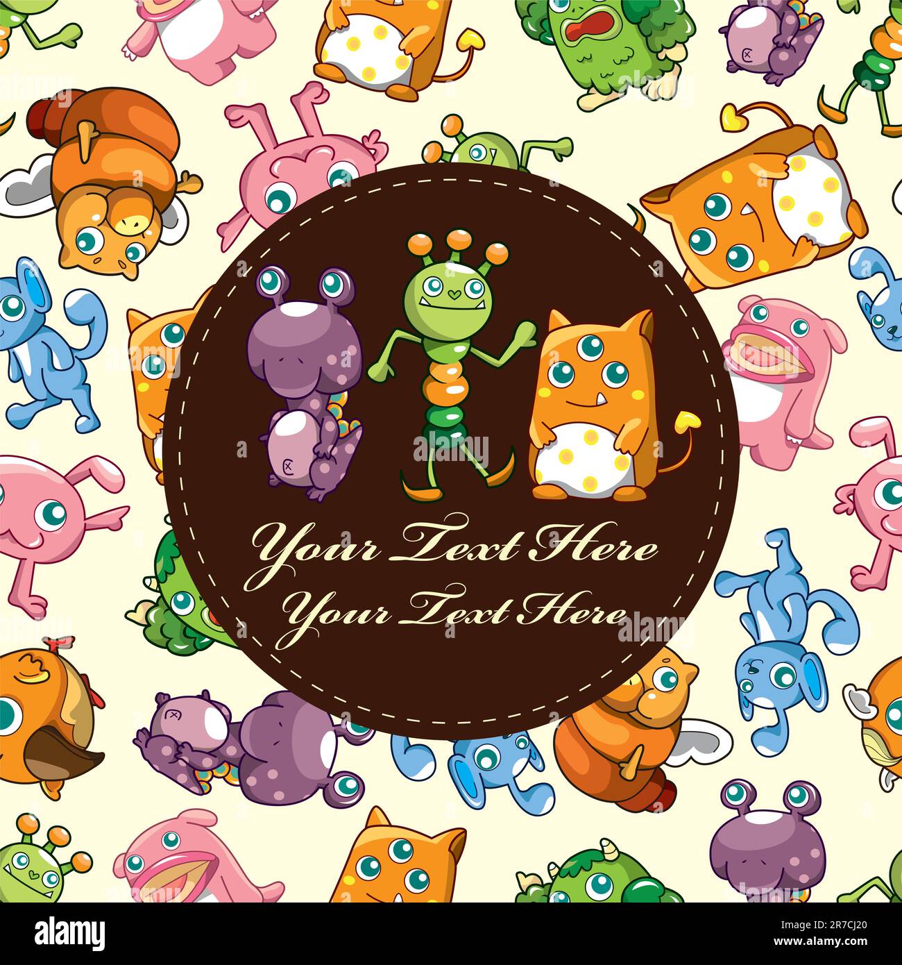 Fake monster Stock Vector Images - Alamy