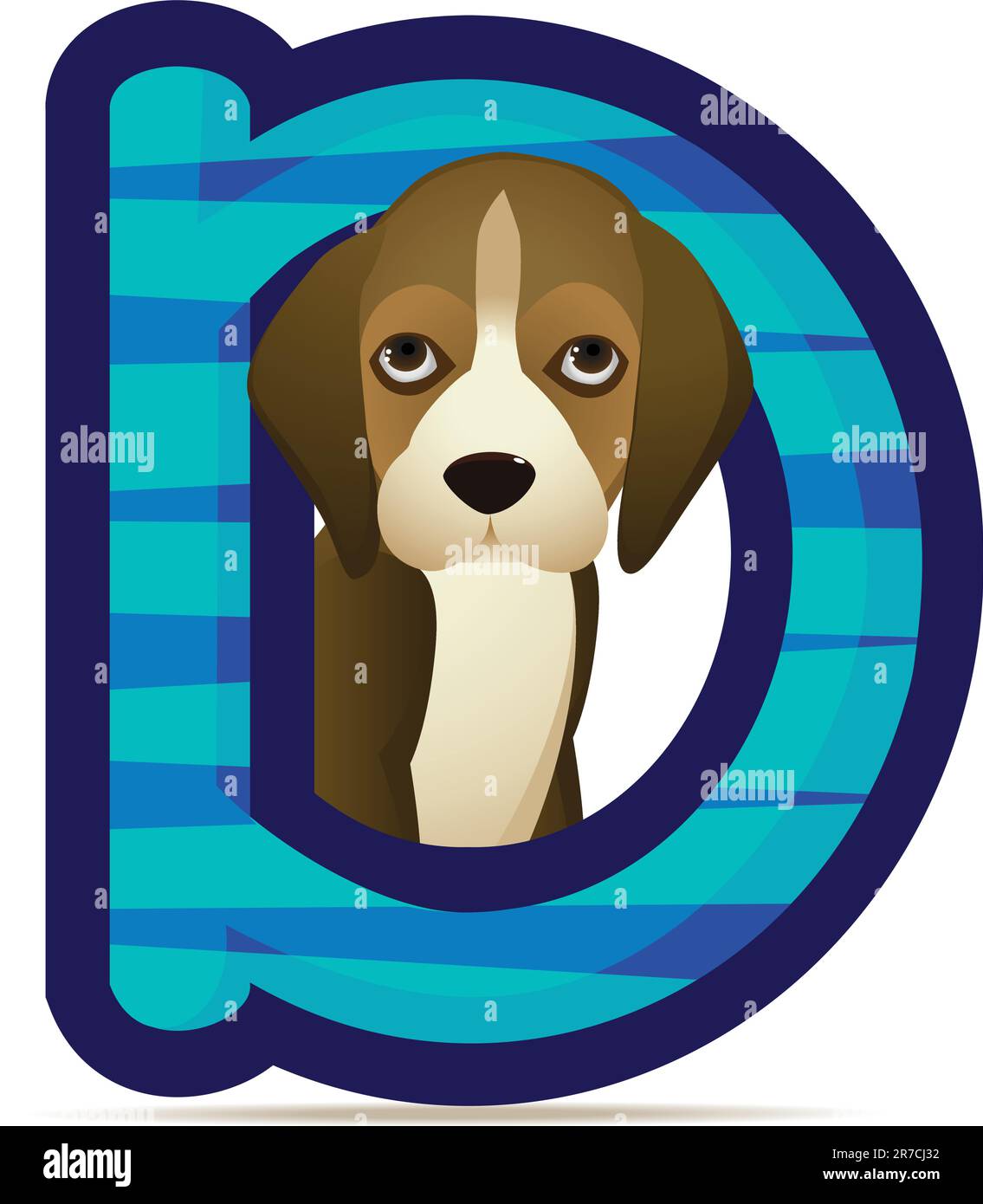 animal alphabet D with Dog cartoon Stock Vector Image & Art - Alamy