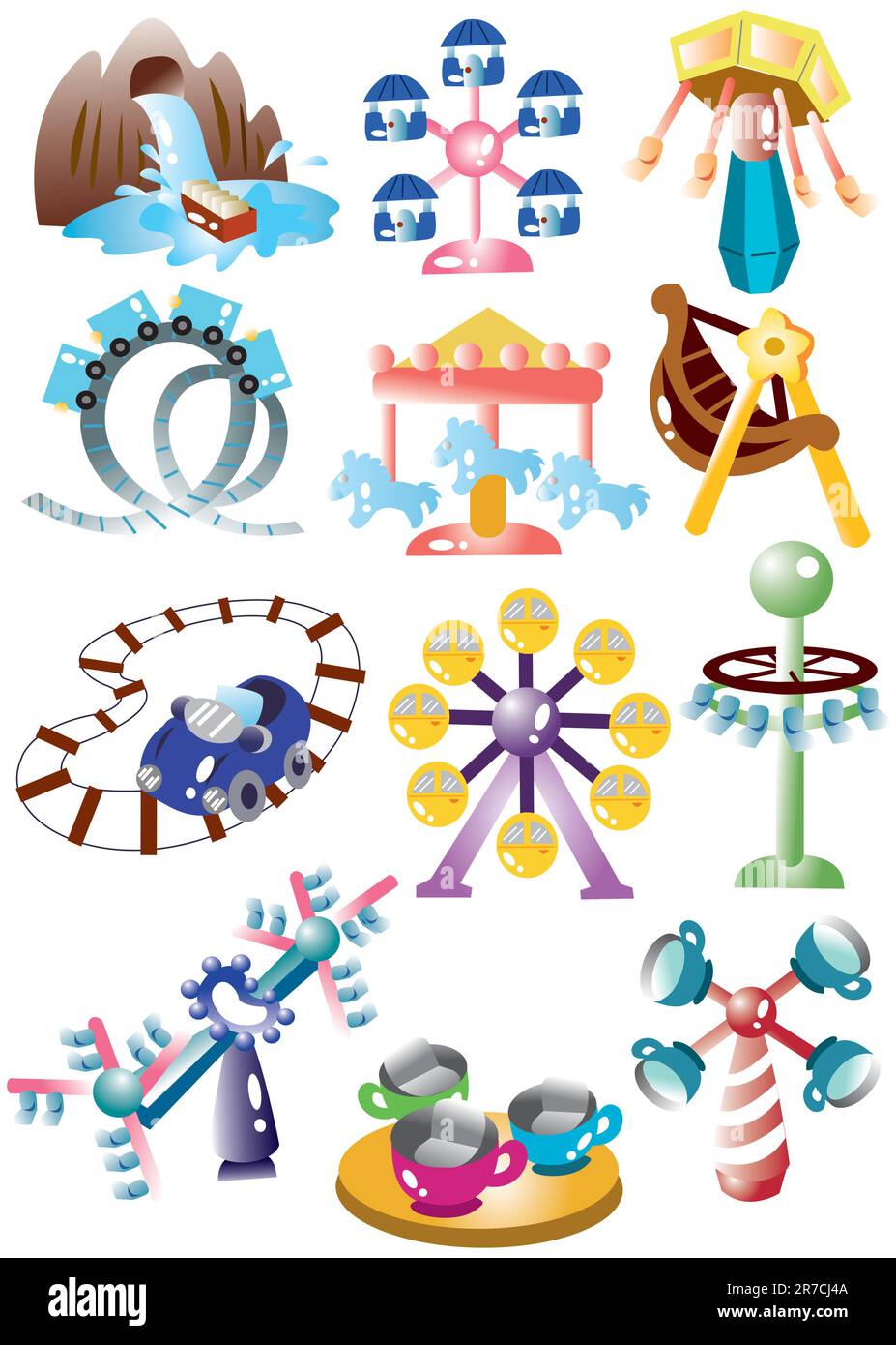 cartoon playground icon set Stock Vector Image & Art - Alamy