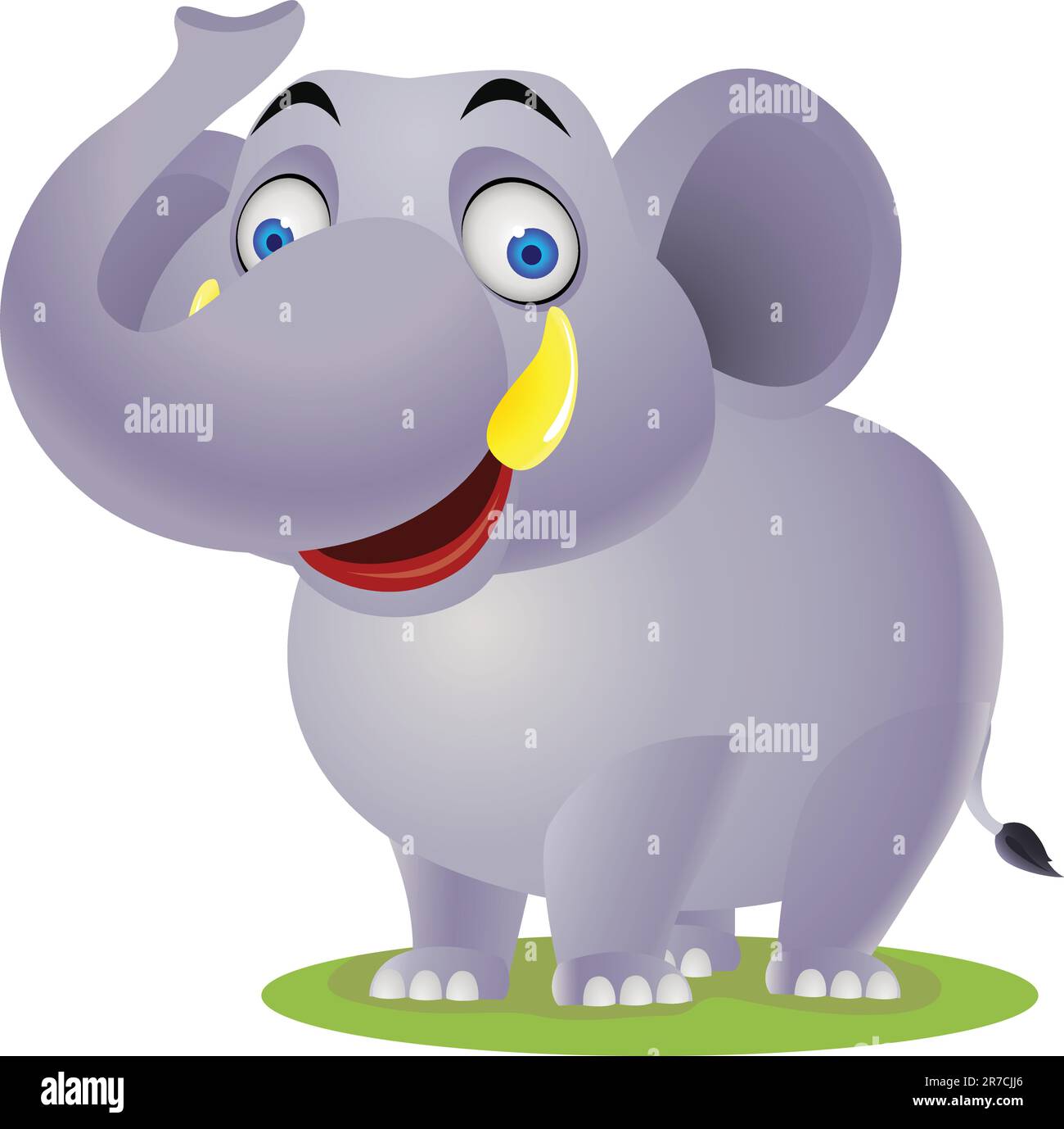 Vector illustration of elephant cartoon Stock Vector Image & Art - Alamy