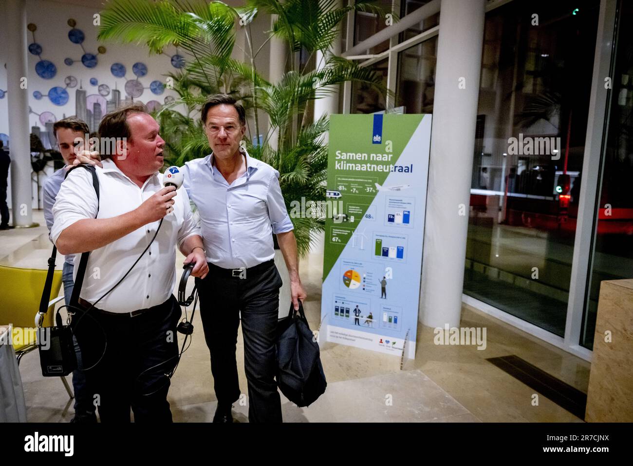THE HAGUE - Prime Minister Mark Rute is leaving after a talk with LTO ...