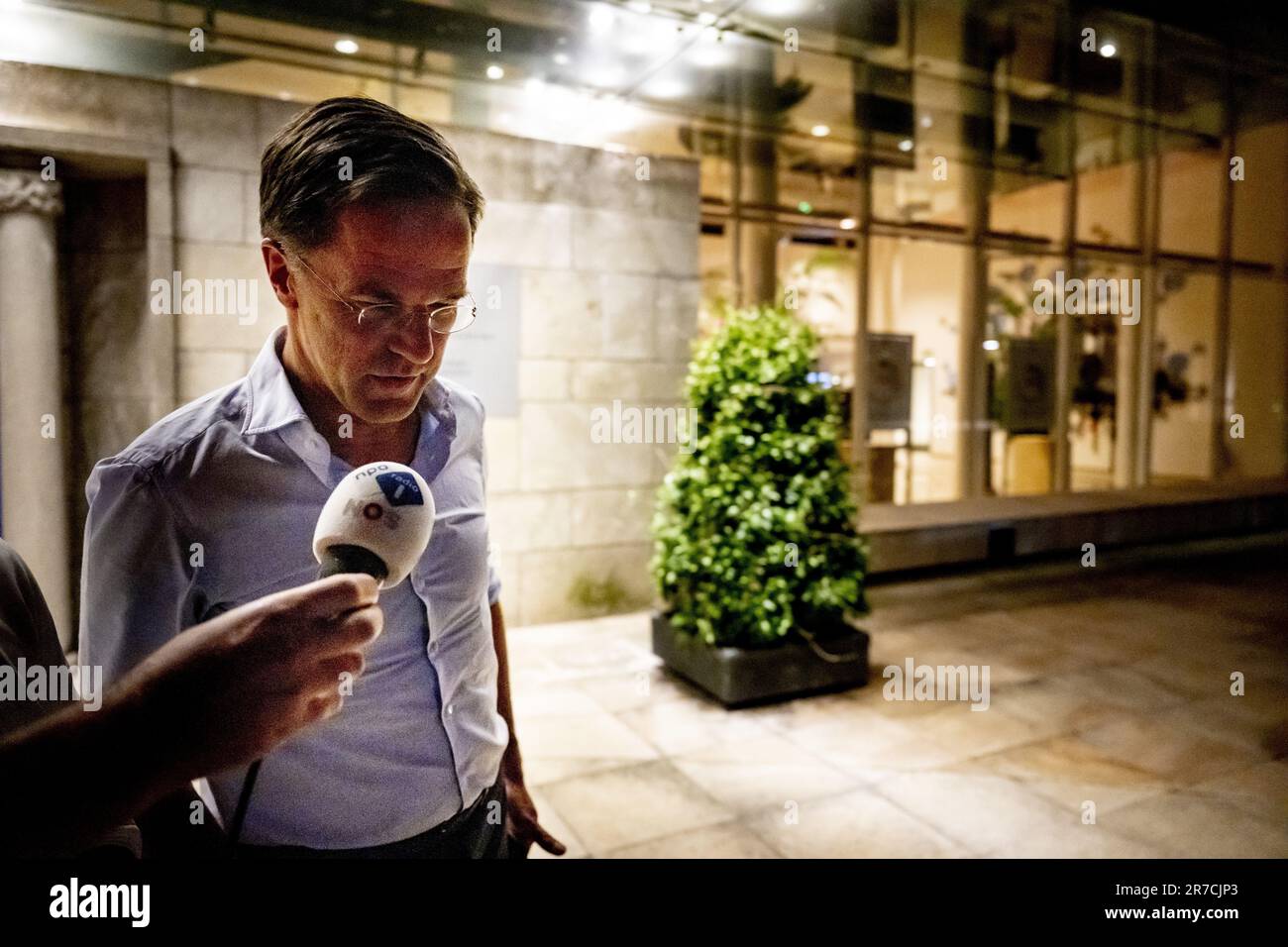 THE HAGUE - Prime Minister Mark Rute is leaving after a talk with LTO ...