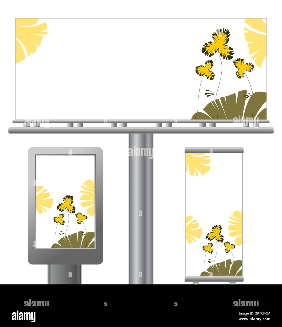 Outdoor market picture Stock Vector Images - Alamy