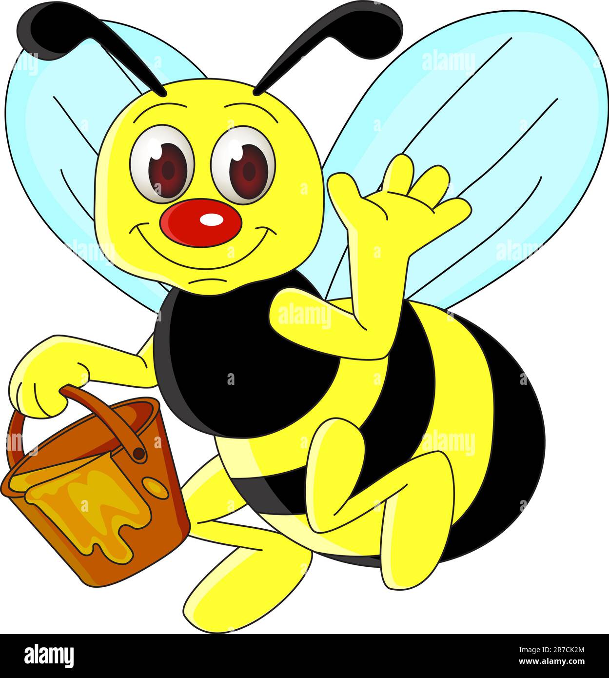 Pointing bee Stock Vector Images - Alamy