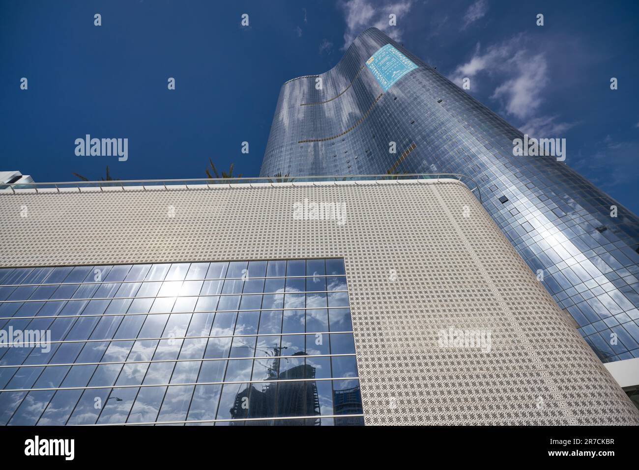 ABU DHABI, UAE - CIRCA JANUARY, 2020: buildings seen in Abu Dhabi Stock ...