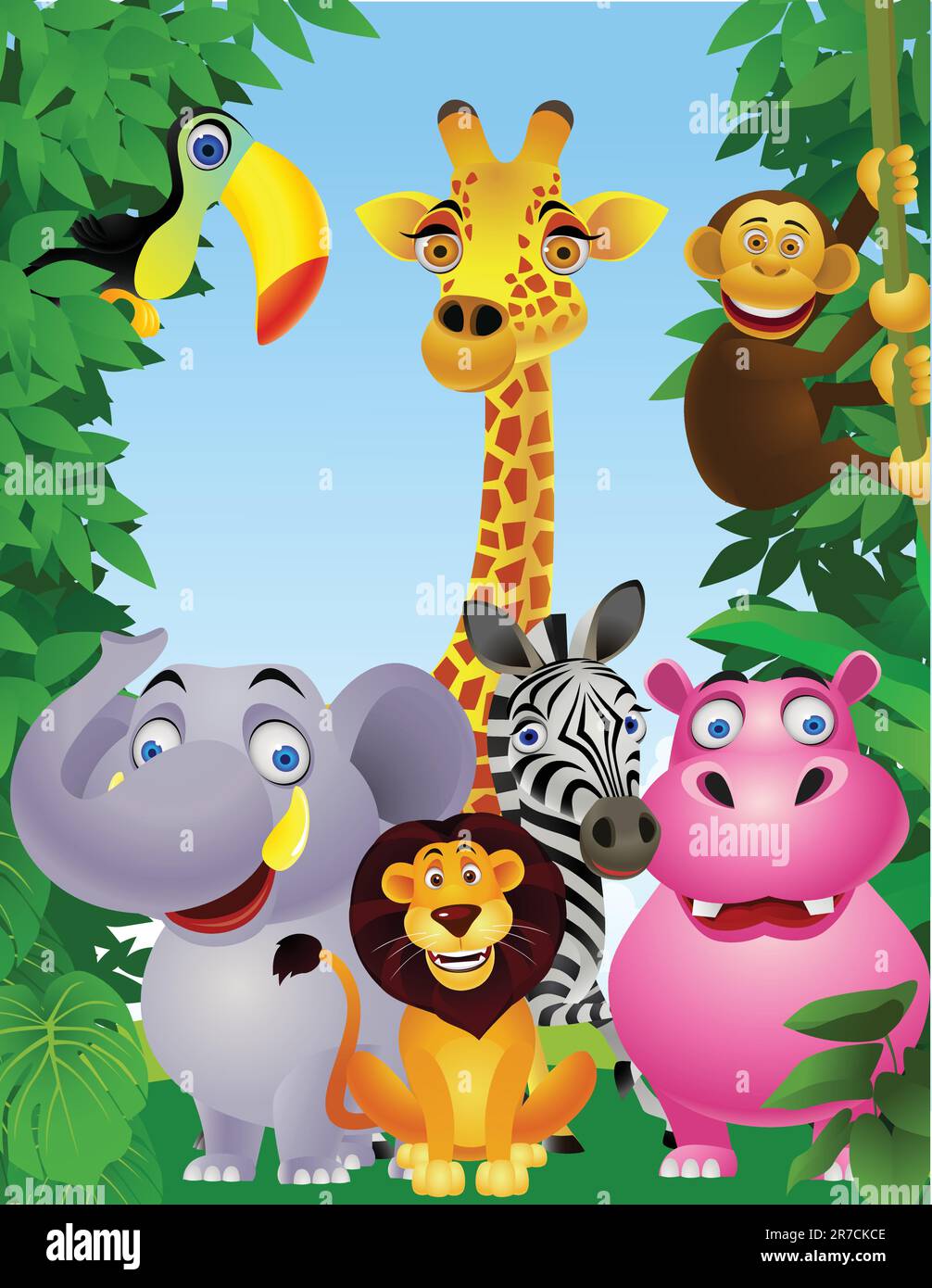 Animal friendship not cat not dog Stock Vector Images - Alamy