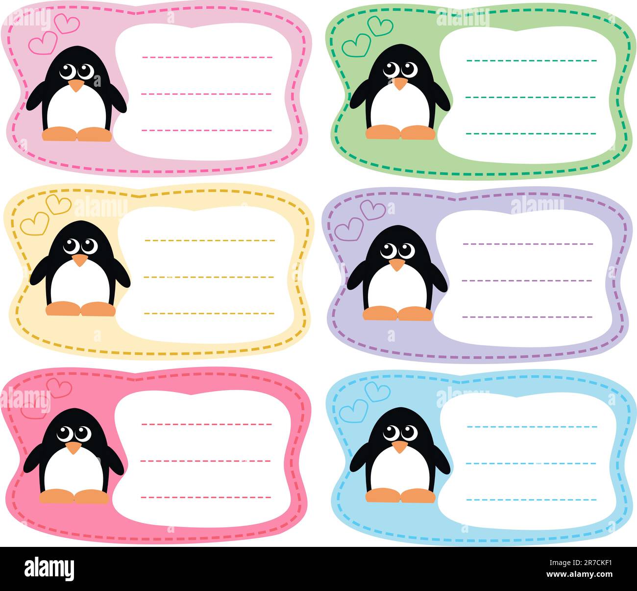 Penguin book character vector Stock Vector Images - Alamy