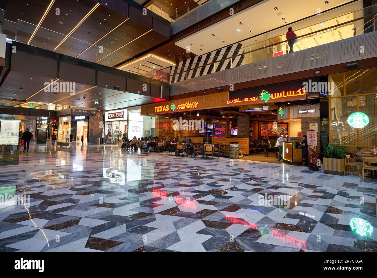 ABU DHABI, UAE - CIRCA JANUARY, 2020: interior shot of the shopping ...