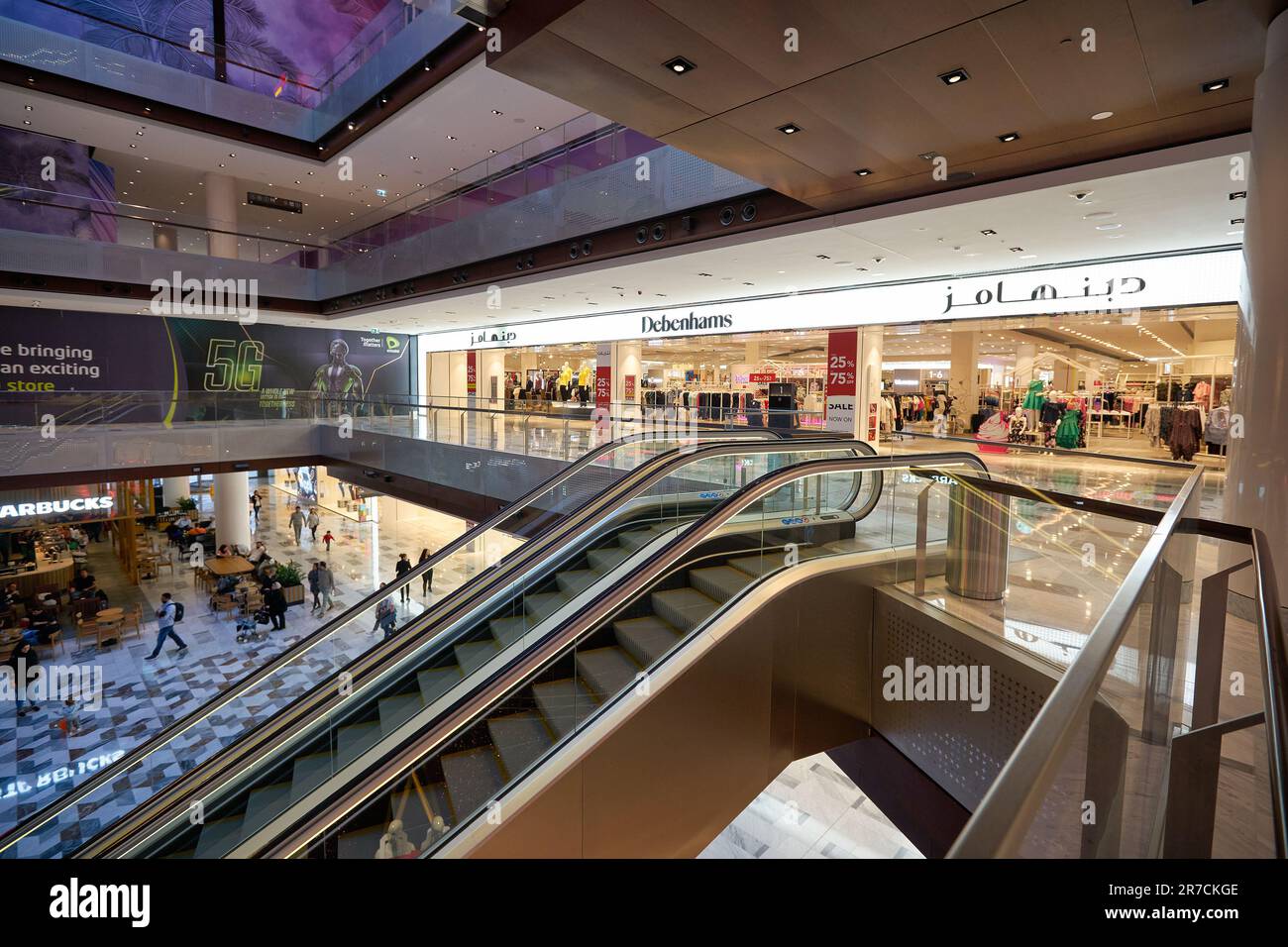 ABU DHABI, UAE - CIRCA JANUARY, 2020: interior shot of the shopping ...