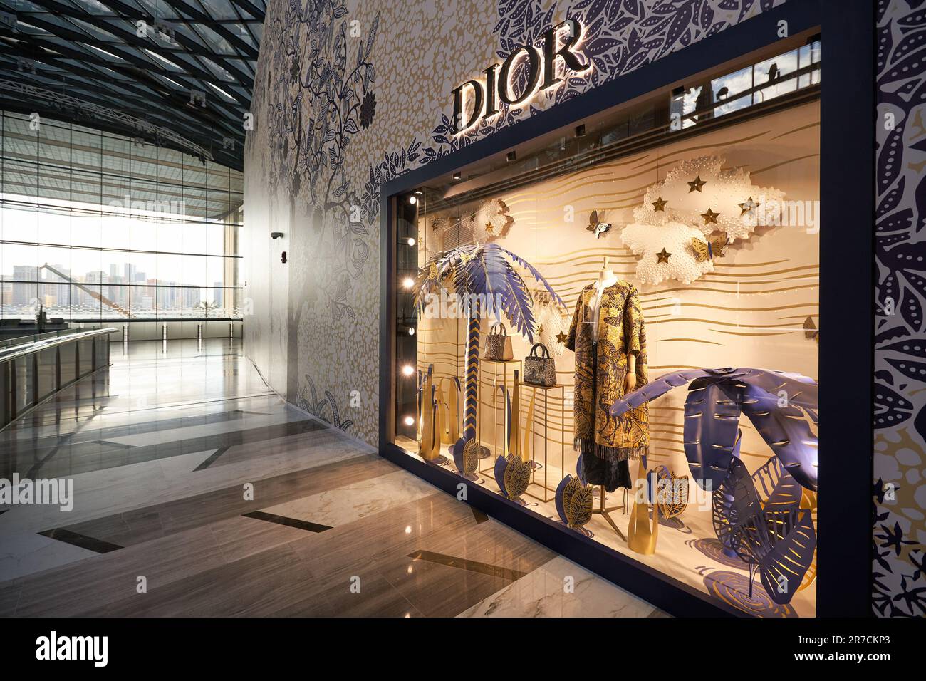 ABU DHABI, UAE - CIRCA JANUARY, 2020: Dior products displayed at the ...