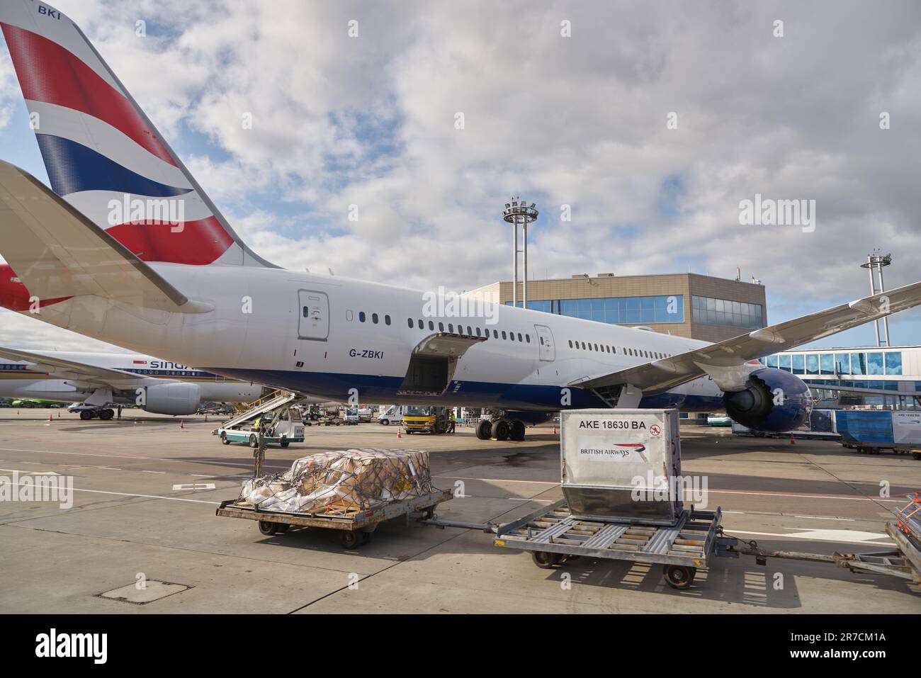 MOSCOW, RUSSIA - CIRCA SEPTEMBER, 2019: British Airways Boeing 787-9 ...