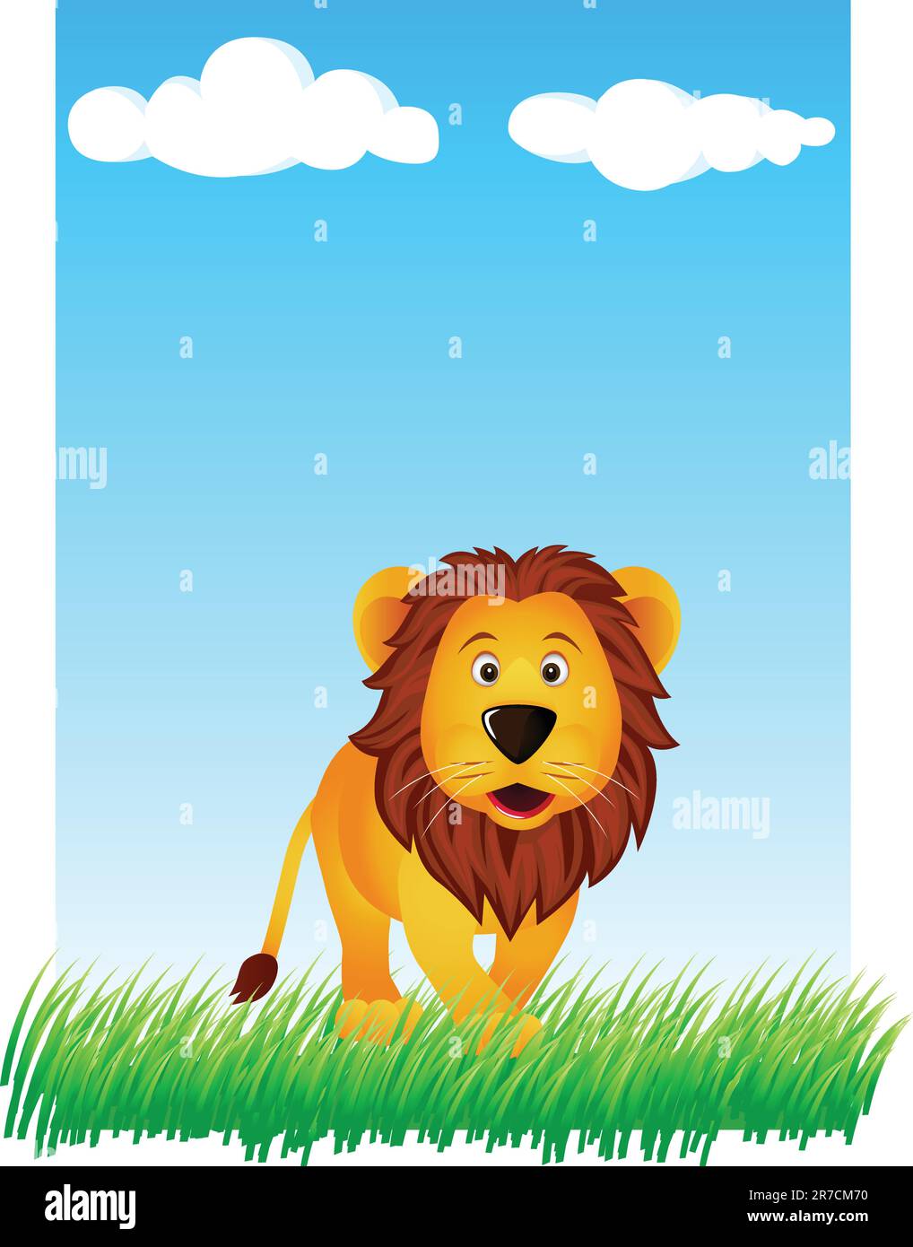 Lion vector cartoon Stock Vector Image & Art - Alamy