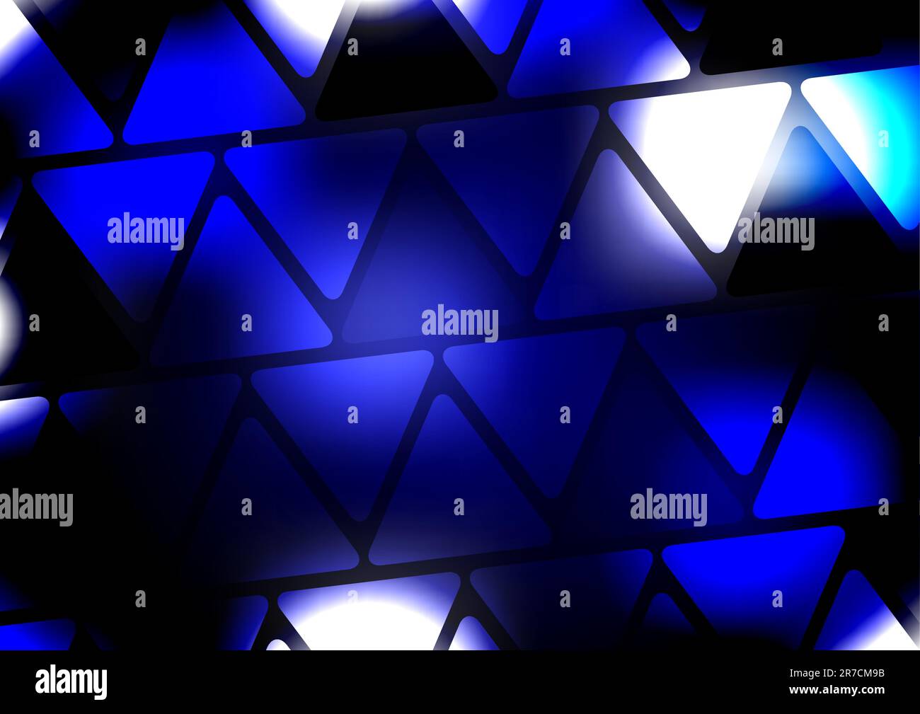 Blue Abstract Background - Triangle Shapes in Shades of Blue Stock ...