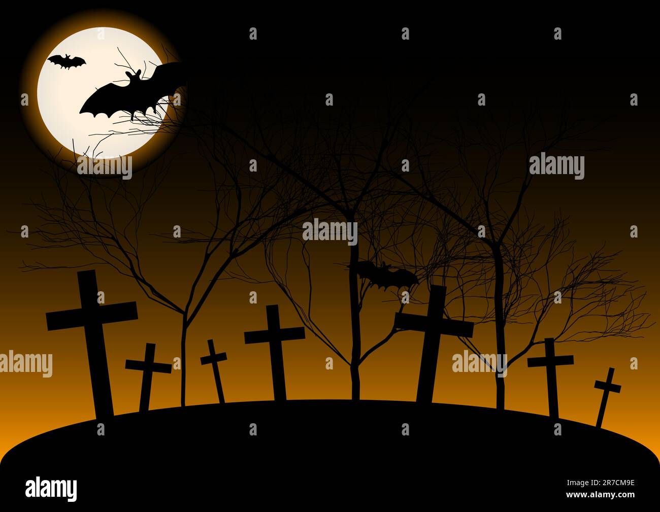 Trees in full fall Stock Vector Images - Alamy