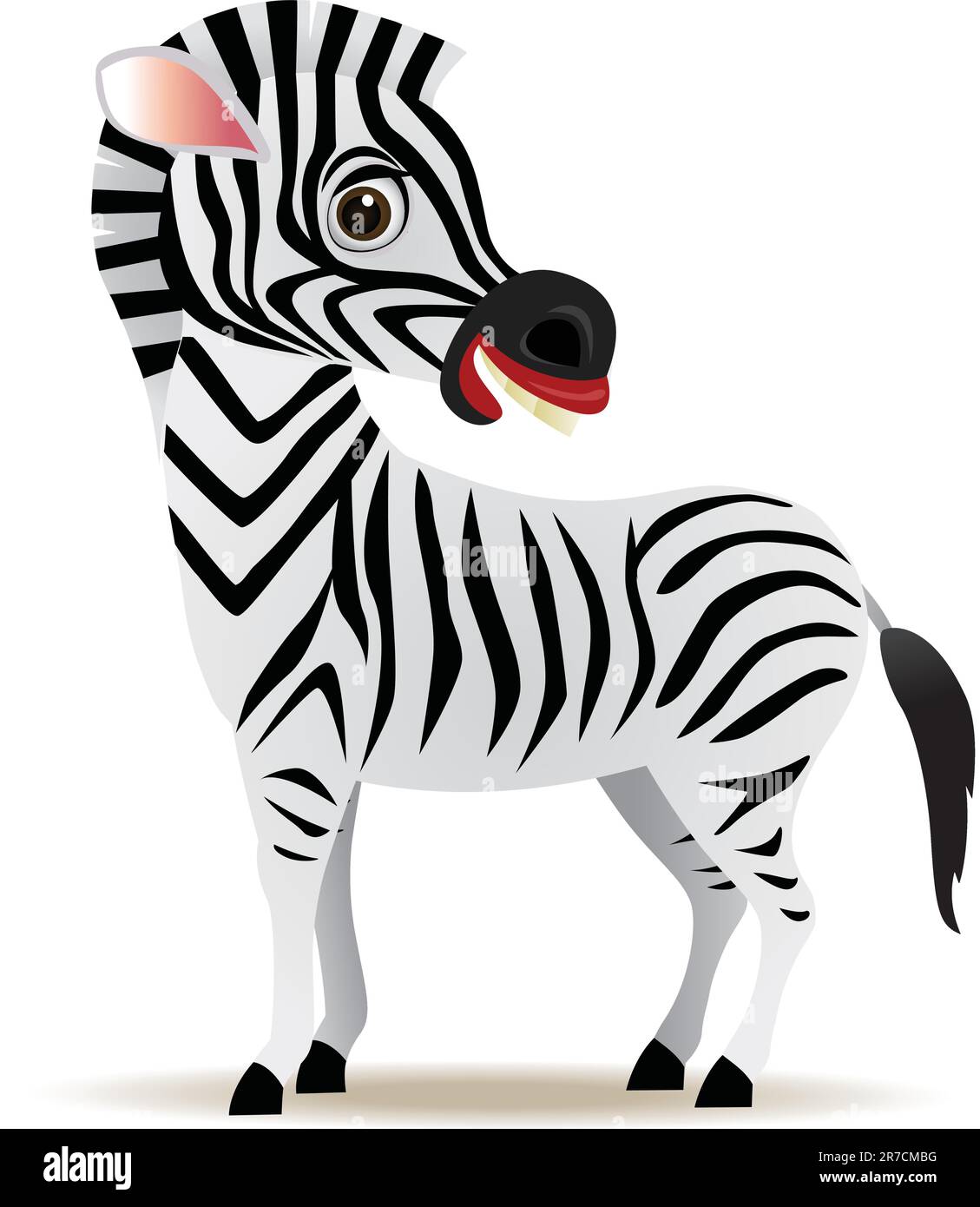 Zebra vector cartoon Stock Vector Image & Art - Alamy