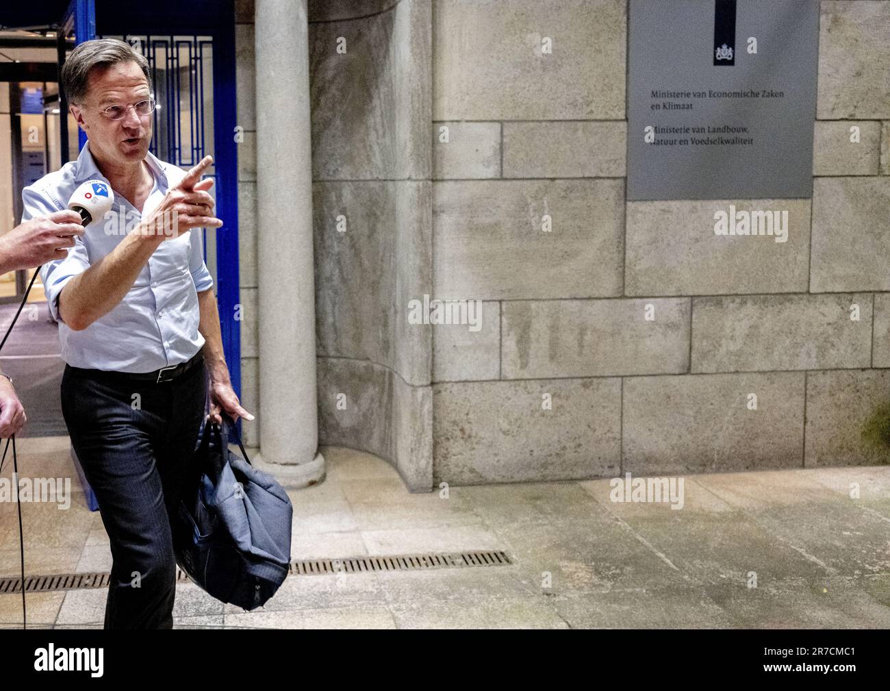 THE HAGUE - Prime Minister Mark Rute is leaving after a talk with LTO ...