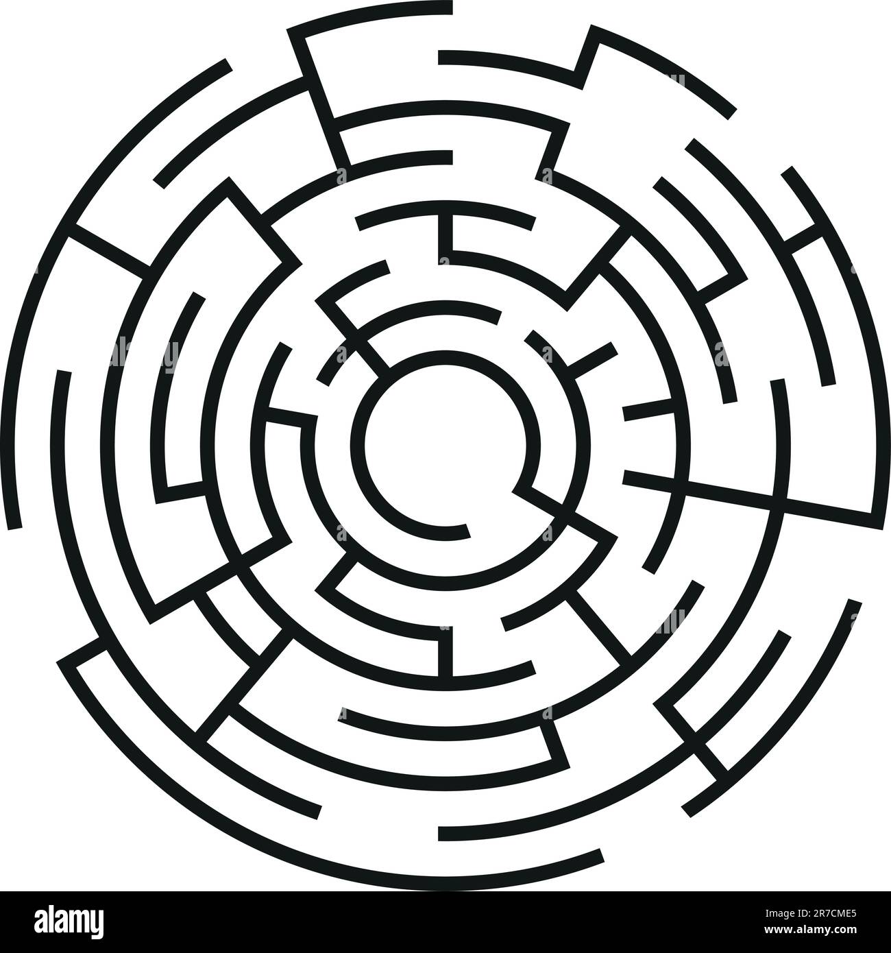 detailed illustration of a maze Stock Vector Image & Art - Alamy