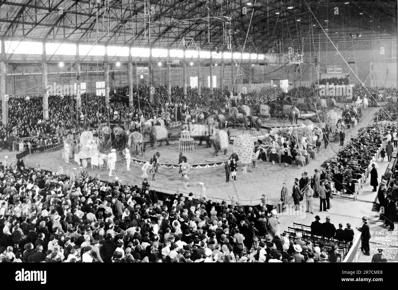 New York, New York: 1929. The Ringling Brothers and Barnum & Bailey ...