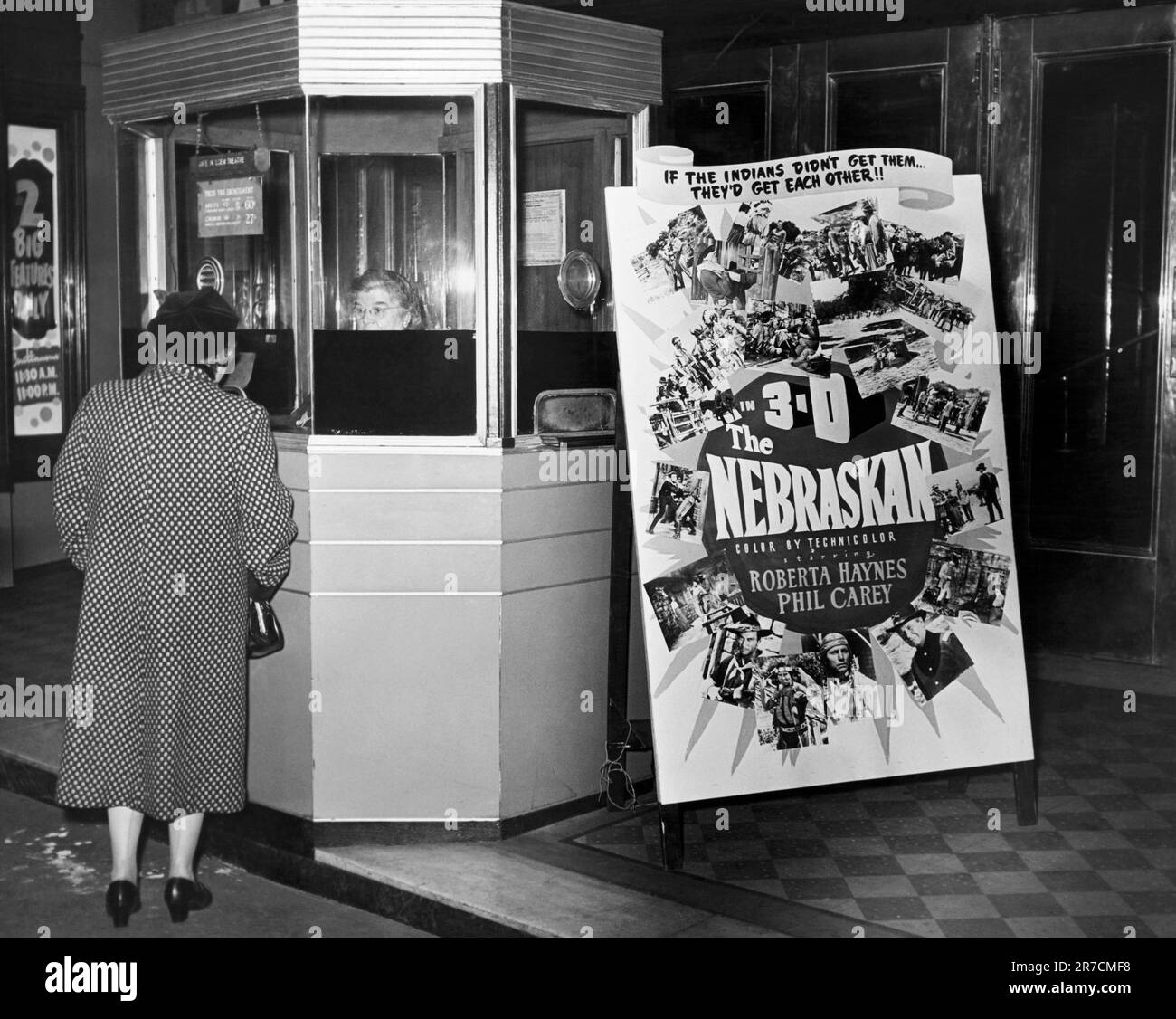 1950s movie theater western hi-res stock photography and images - Alamy