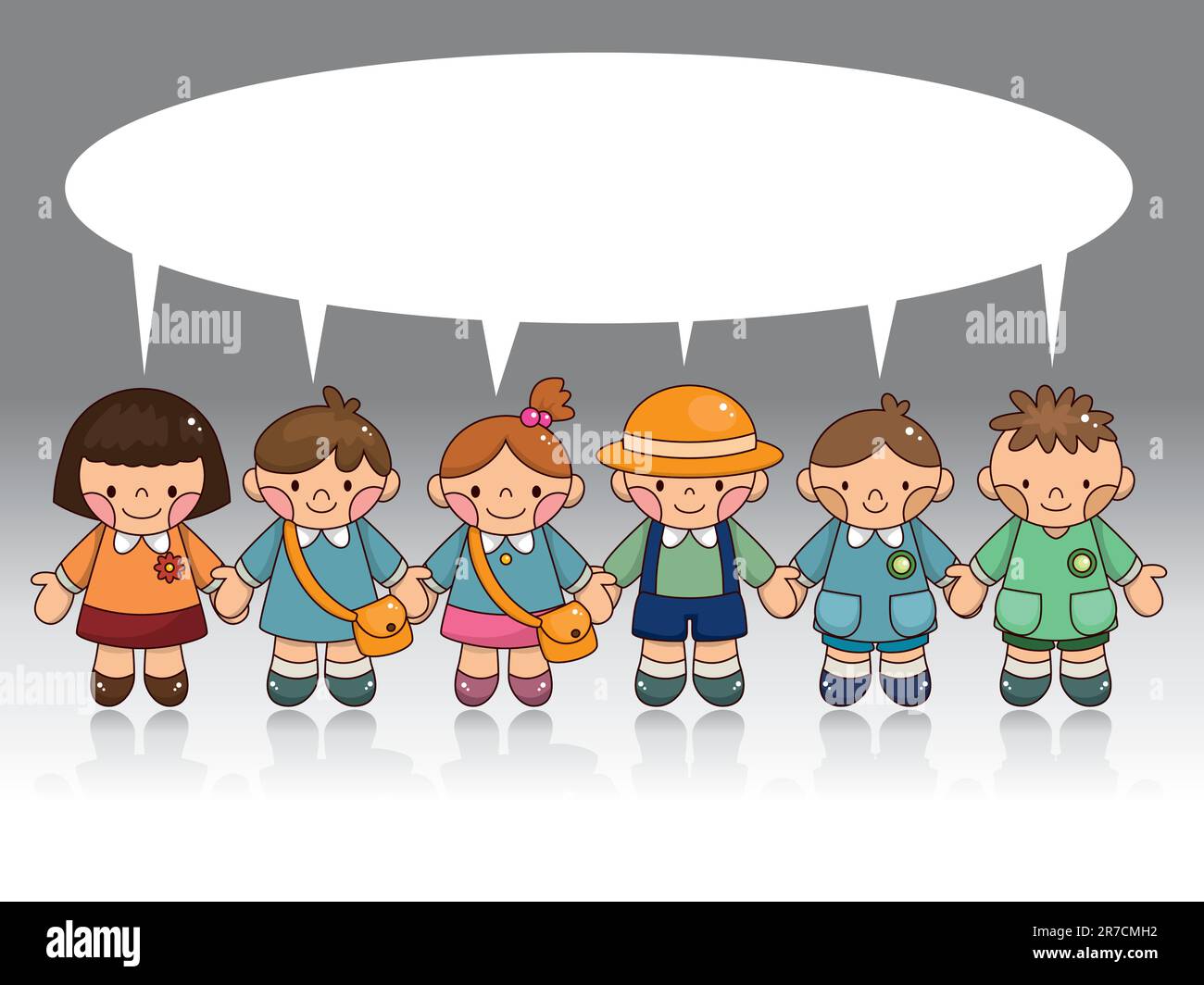 cartoon kid card Stock Vector Image & Art - Alamy
