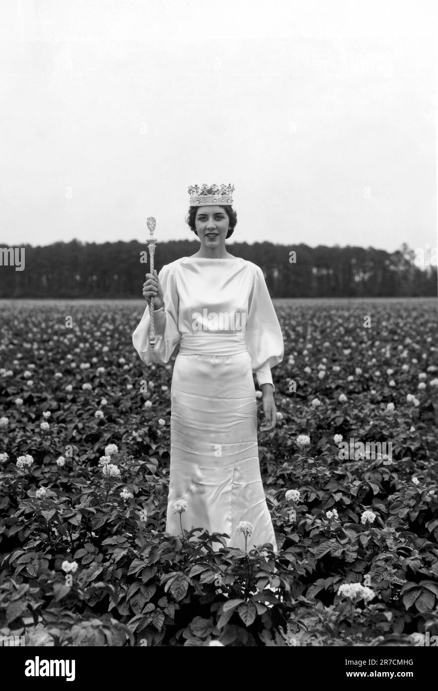 Keller, Virginia: c. 1937. The queen of the first Virginia Potato ...