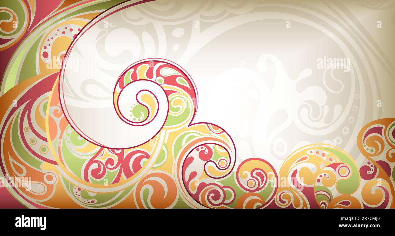 Illustration of abstract curve background Stock Vector Image & Art - Alamy