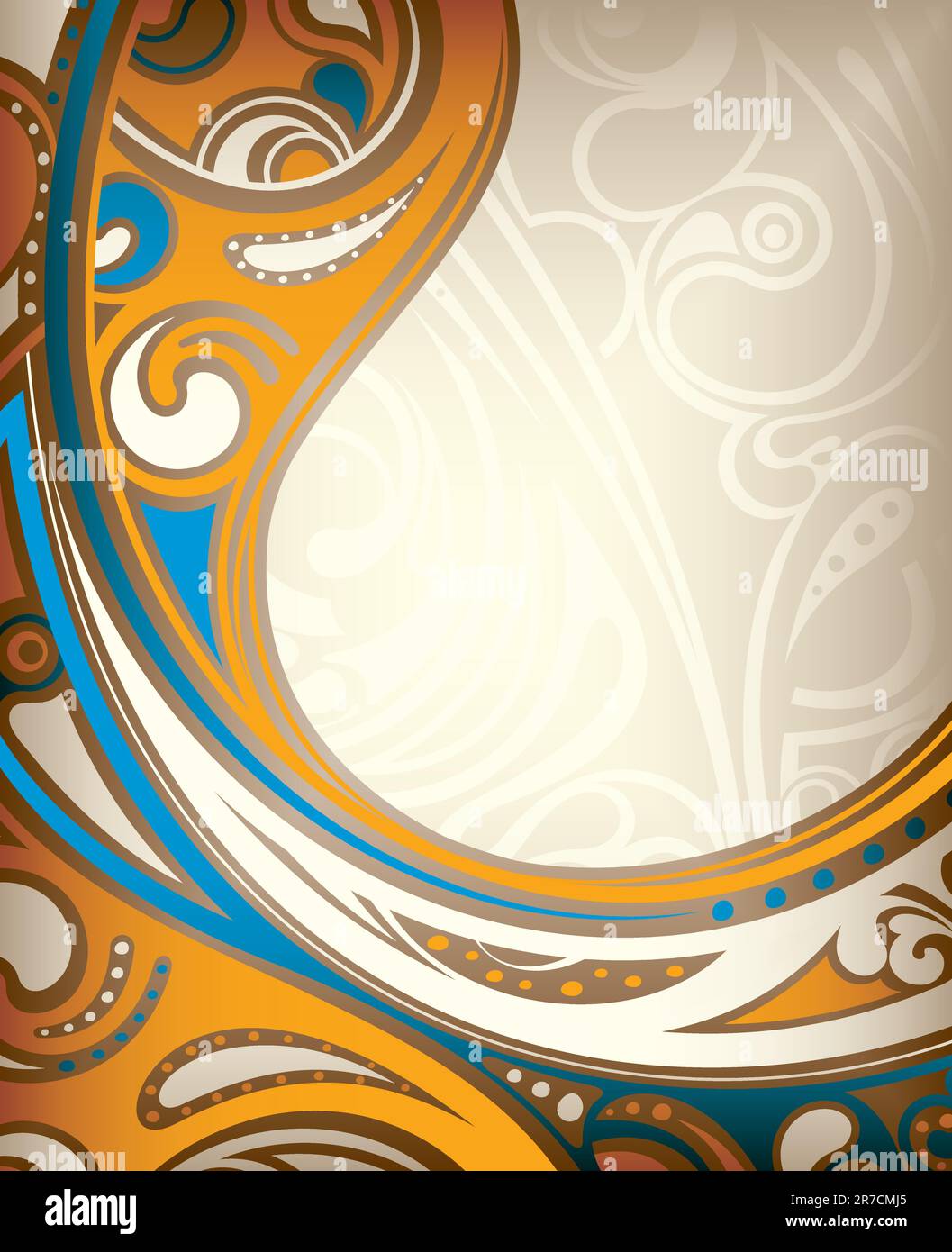 Illustration of abstract curve background Stock Vector Image & Art - Alamy