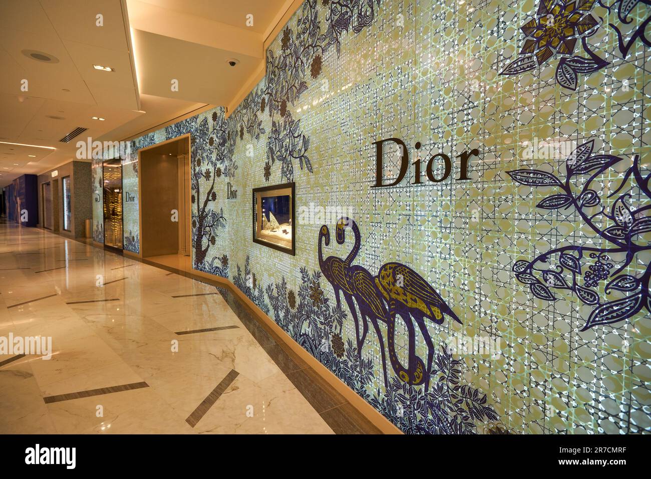 ABU DHABI, UAE - CIRCA JANUARY, 2020: Dior store at shopping center in ...