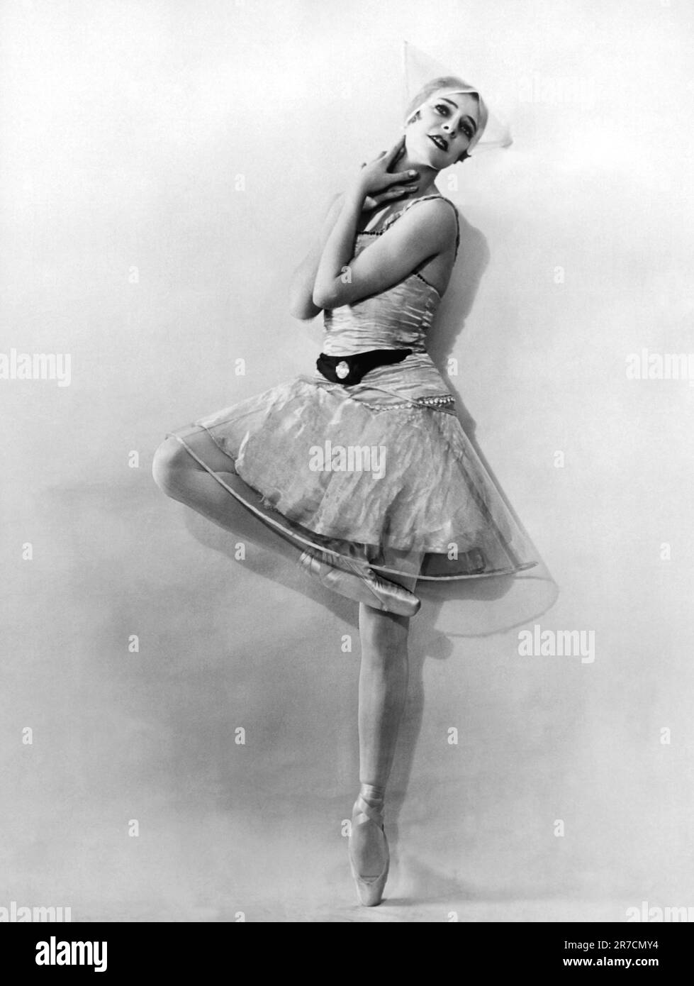 Monte Carlo, Monaco: c. 1928. Russian ballet dancer Alice Nikitina is ...